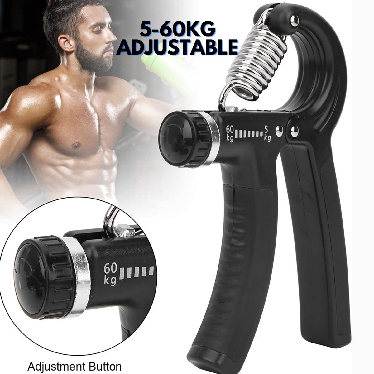 Imported R-Shape Adjustable Countable Hand Grip Strength Exercise Grip ...
