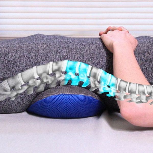 Curve Back Support Pillow Body Memory Foam Pillow For Sleeping Sitting ...