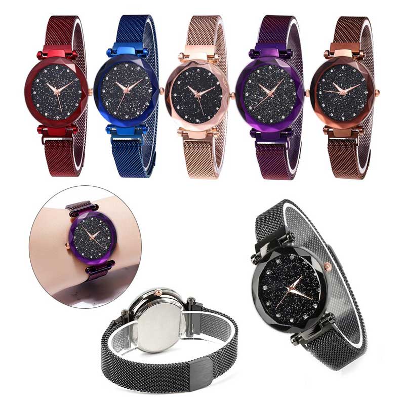 Buy 1 Get 1 Free Luxurious Magnetic Women Wrist Watches – darvaza.pk