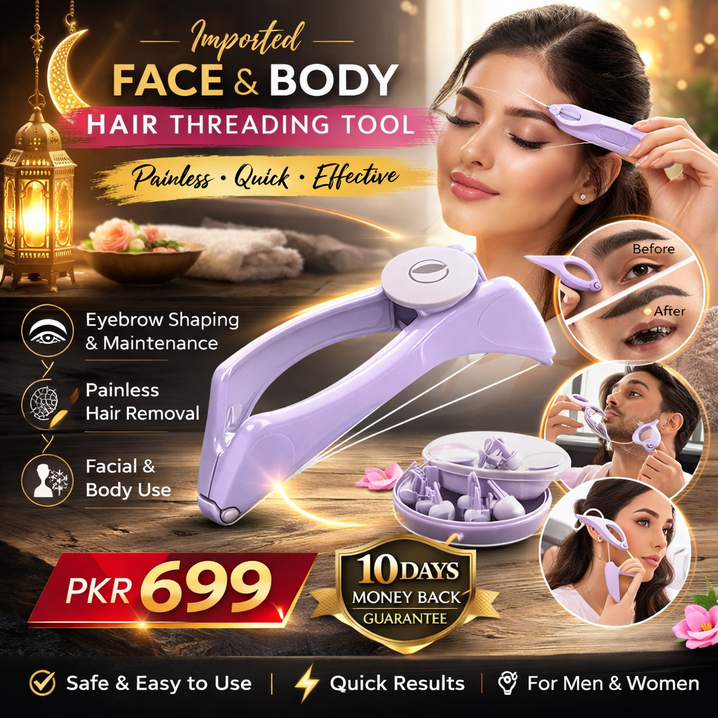 Imported Face and Body Hair Threading Tool – darvaza.pk