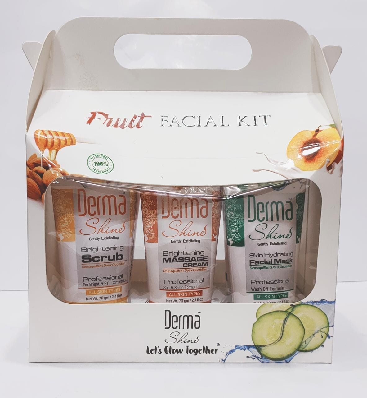 Derma Shine Fruit Facial Kit consists of 6 with Fruit Formula – darvaza.pk