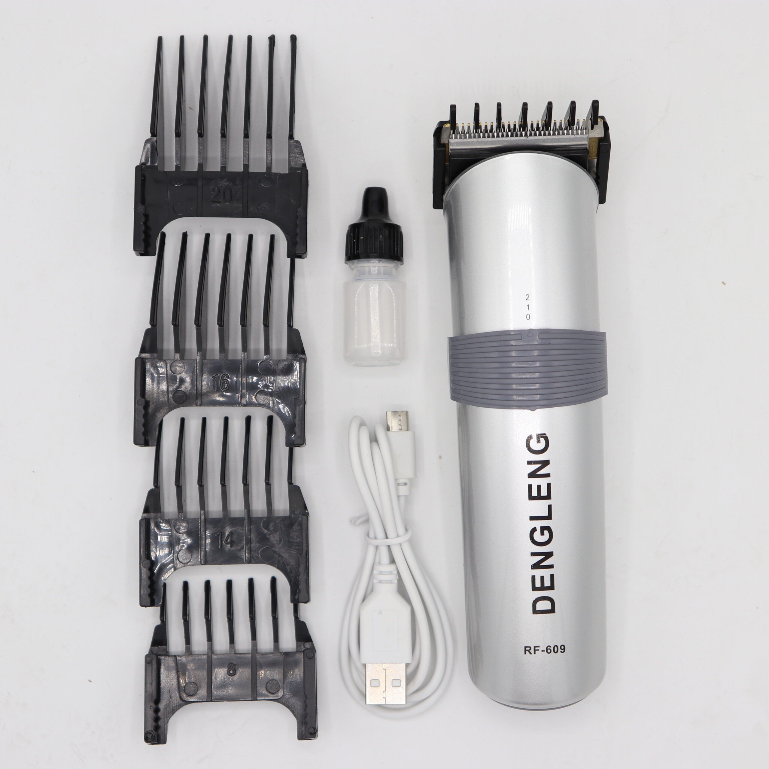 Dengleng RF-609 Rechargeable Hair And Beard Shaving Machine Set With B ...