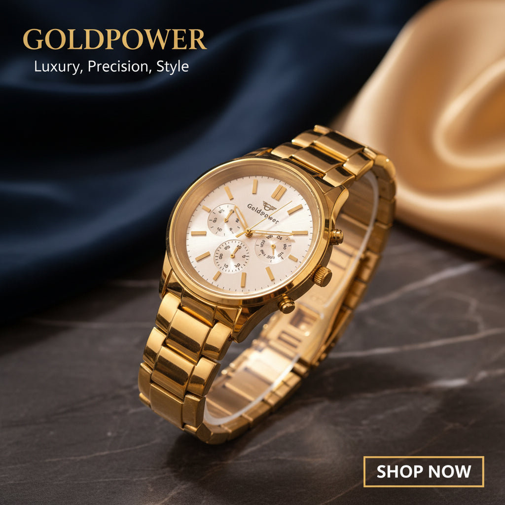 Imperial Gold Timepiece – Men’s Edition – darvaza.pk