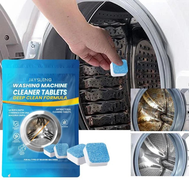 24/48 Pcs Washing Machine Cleaner Effervescent Tablet For Deep Cleanin ...