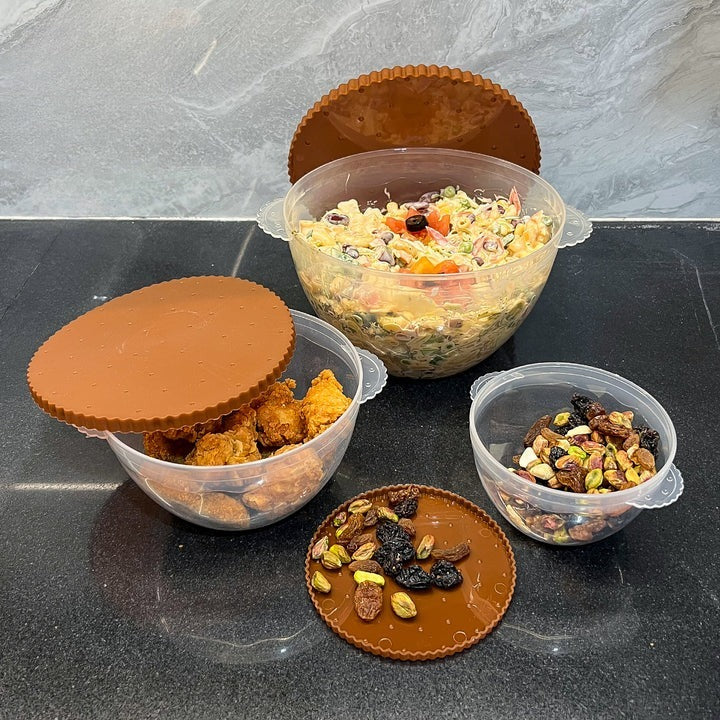 Multi-Purpose Bisco Food Storage Box-3in1 Set Random Colors – darvaza.pk