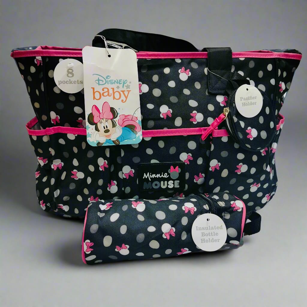 Disney Minnie Mouse Baby Diaper Bag (Imported) – darvaza.pk