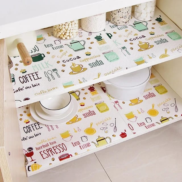 Waterproof Anti Slip Sheets For Shelves Cupboard Wardrobe Kitchen Cabi ...