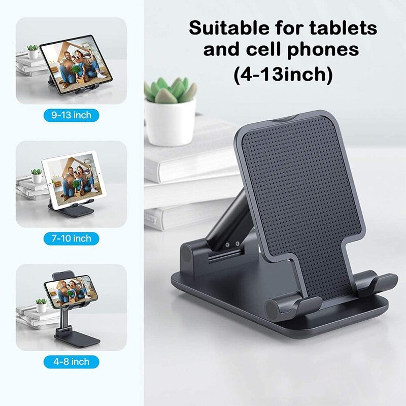 Mobile & Tablet Holder Adjustable & Foldable – darvaza.pk