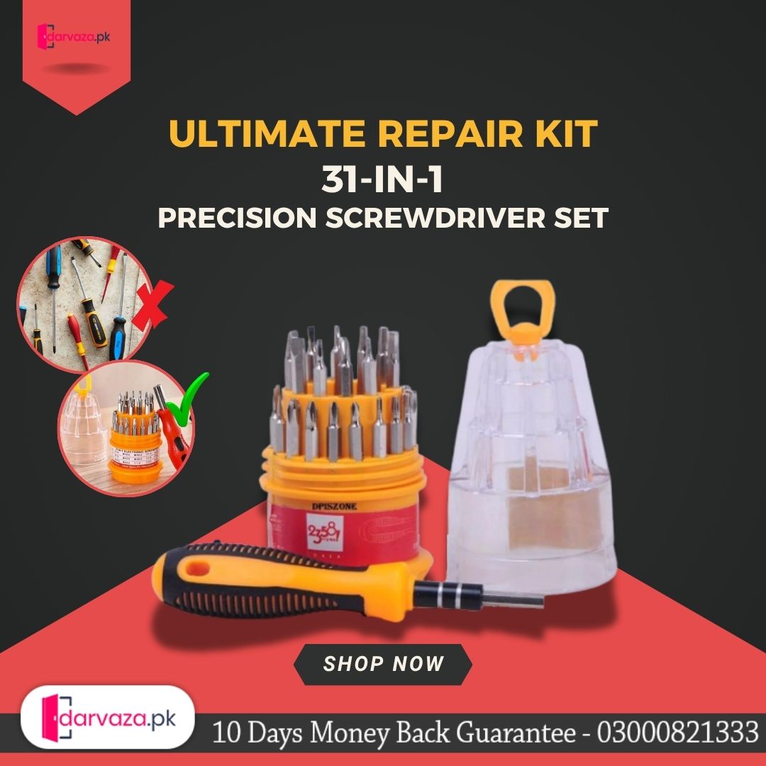 31 in 1 Precision Handle Screw driver Set Mobile Phone, watches, glass ...