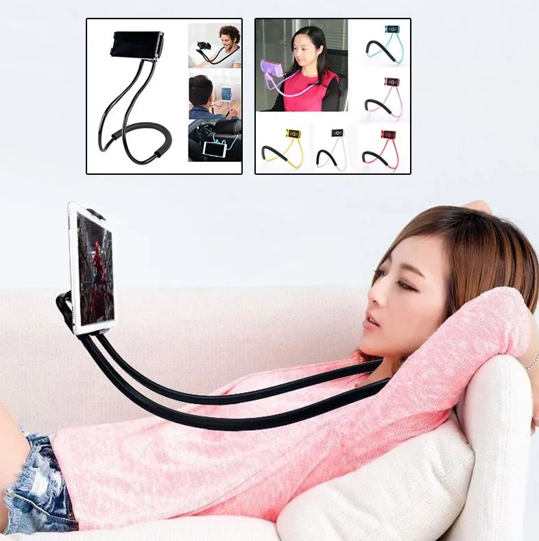 Flexible Multipurpose Lazy Hanging Mobile Phone Neck Holder – darvaza.pk