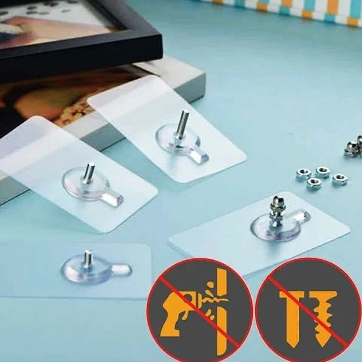 20pcs Adhesive Wall Screws Hanging Nails, Screw Stickers for Hanging S ...
