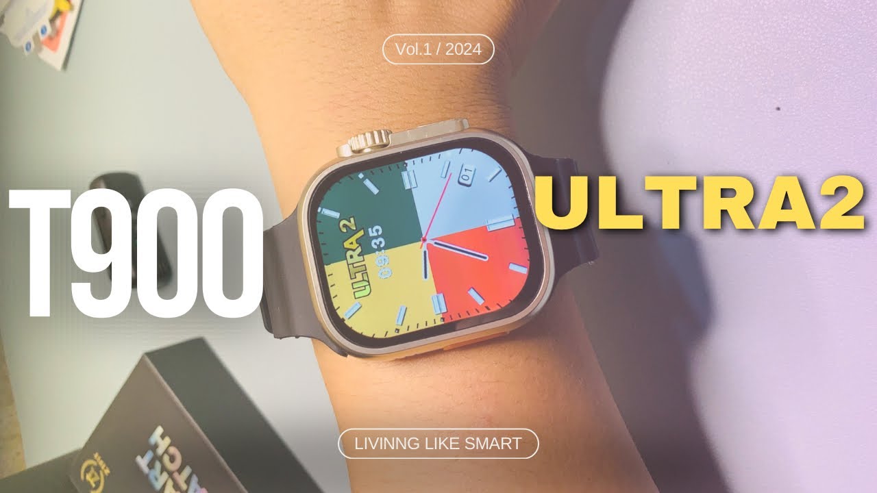 T900 Ultra2 Upgraded Model Smart Watch with Charger 2.20 Infinite Disp ...
