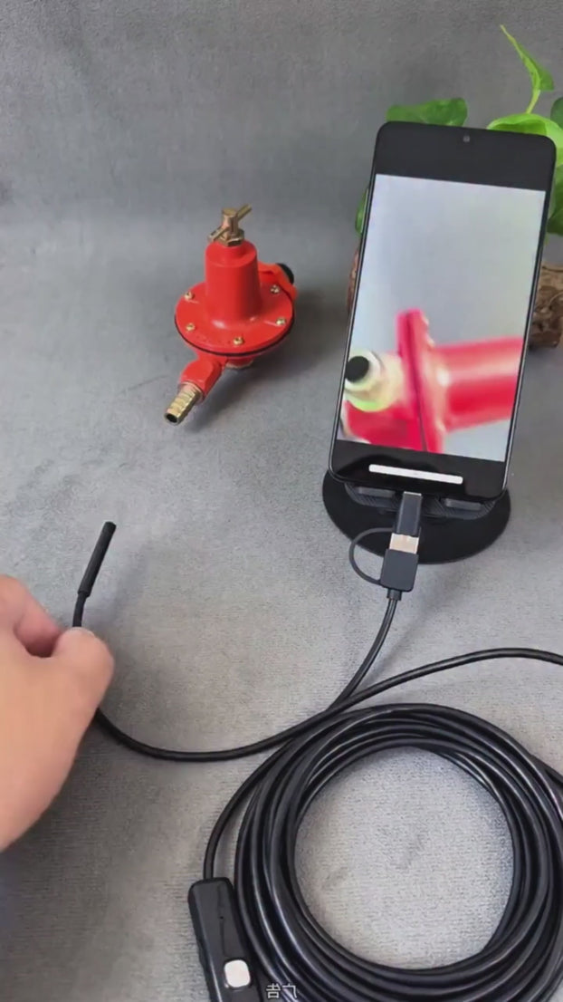 Waterproof Endoscope Camera for Inspection With 6 LED and Soft Cable ...