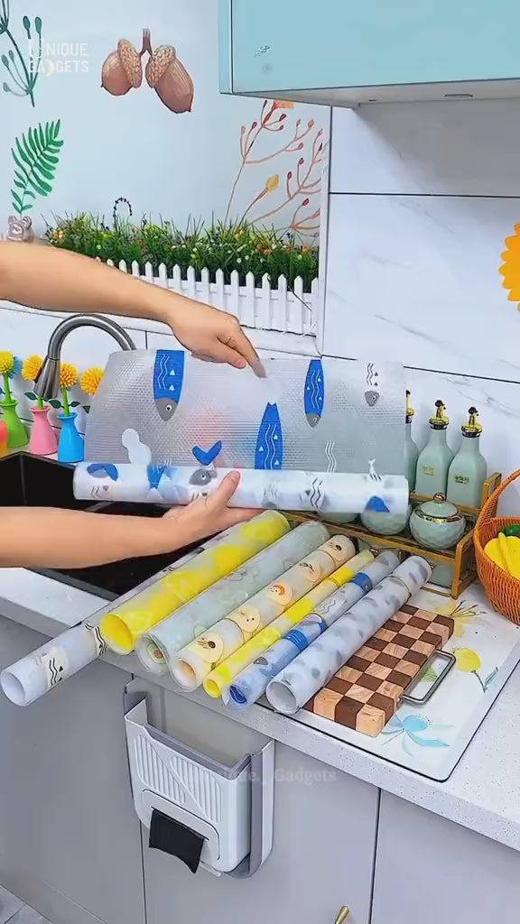 Waterproof Anti Slip Sheets For Shelves Cupboard Wardrobe Kitchen Cabi ...