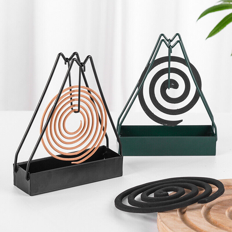 Fireproof Triangle Mosquito Coil Holder Stand in Iron – darvaza.pk