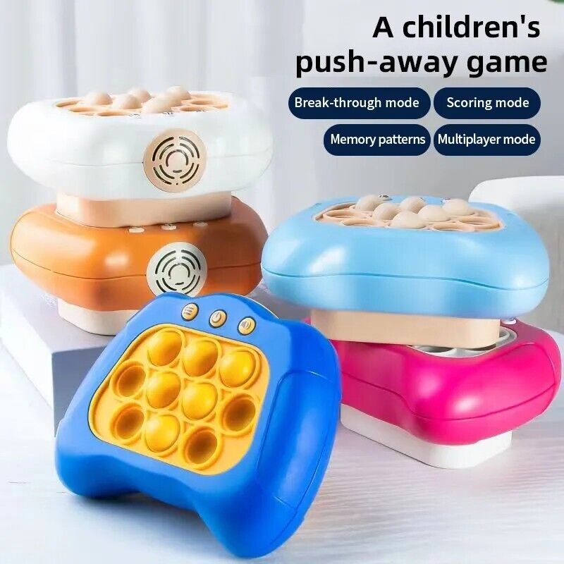 Electronic Push Game Super Bubble Pop Light Push Up Antistress Fidget ...