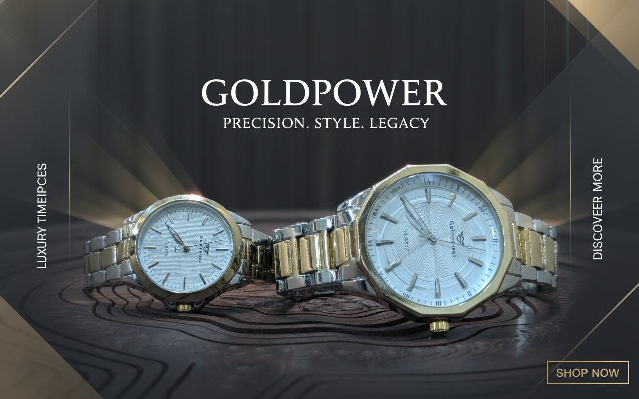 Gold Stellar Love Couple Watches – darvaza.pk